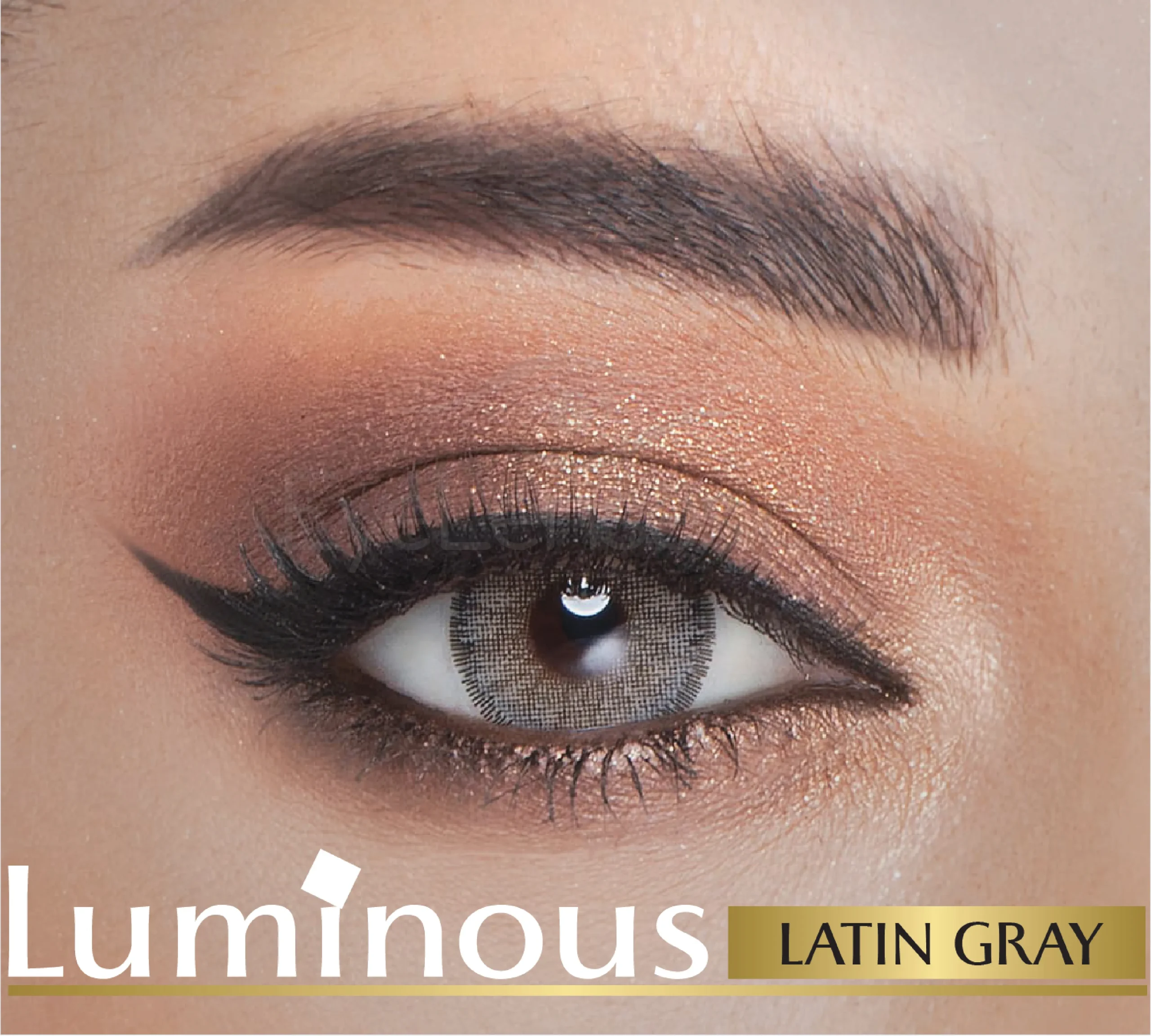Latin Gray- Luminous Lenses - Eyelenses